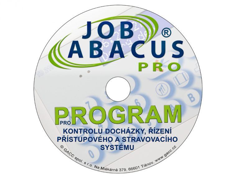 Job Abacus Pro licence přístupového systému pro dveře| GACC spol. s r.o.